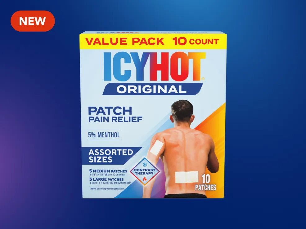 Icy Hot® Patch Variety Pack | Back, Arms, Legs | Icy Hot®