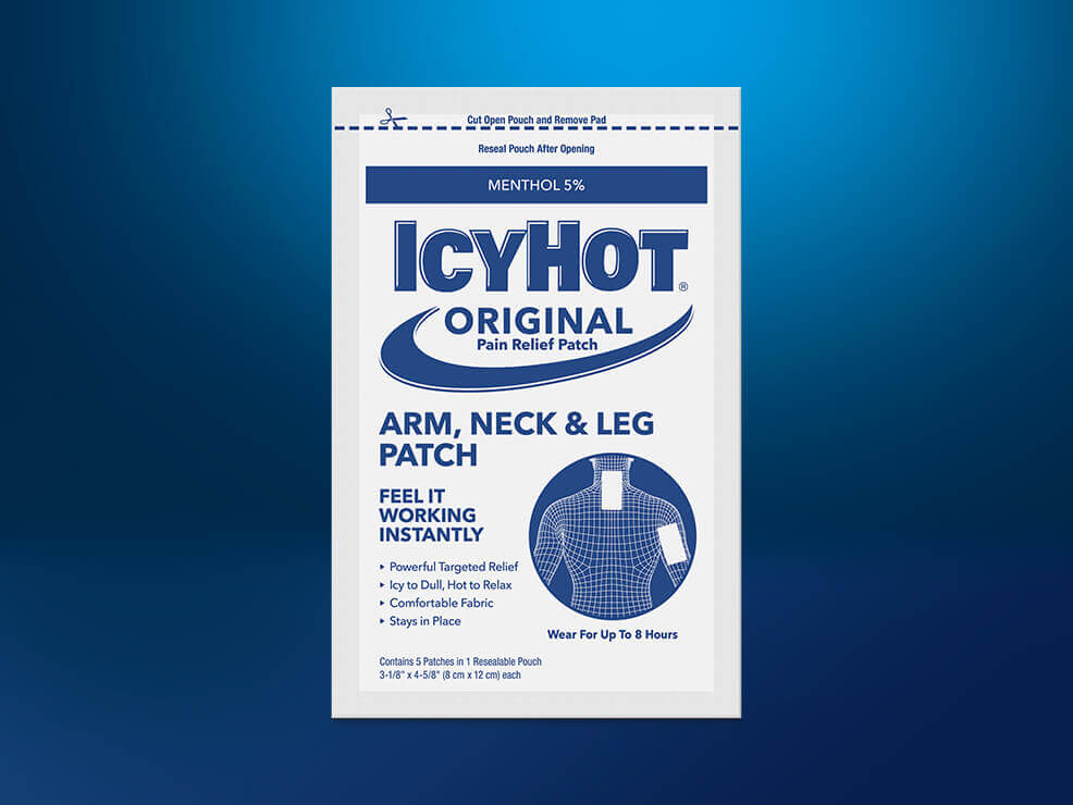 Arm, Neck and Leg Patch | Icy Hot® Pain Relief Patch