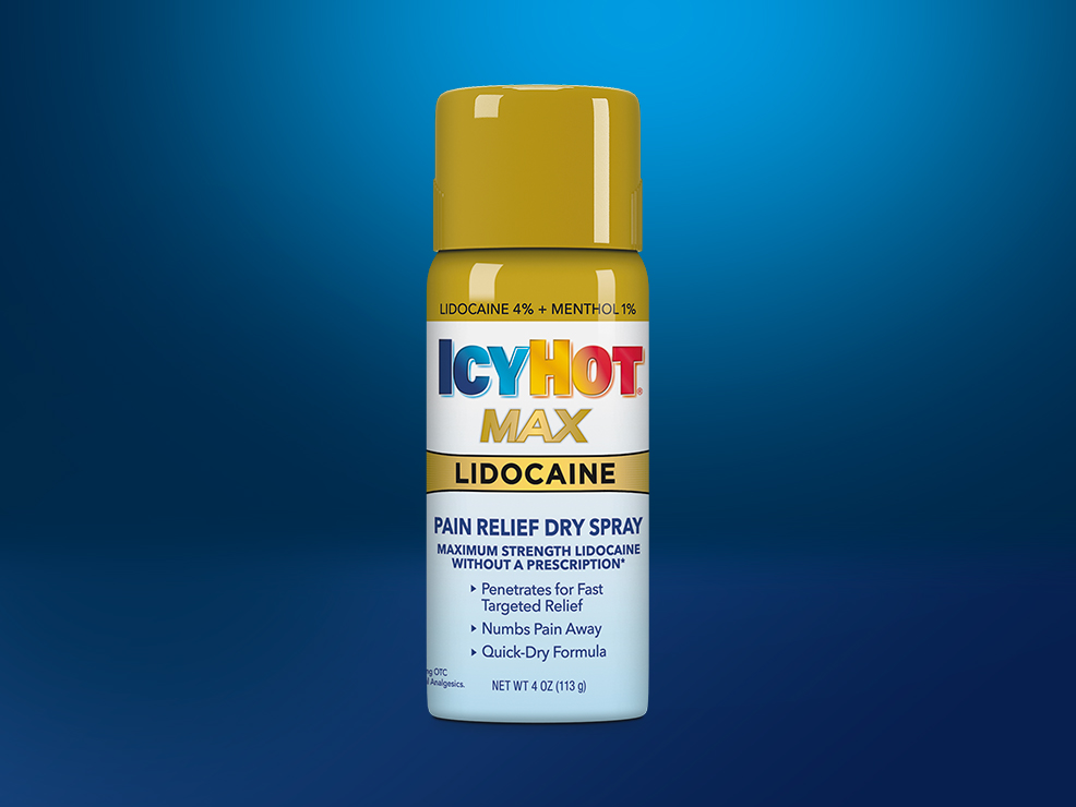 Lidocaine Dry Spray | Icy Hot® Pain Relief Spray