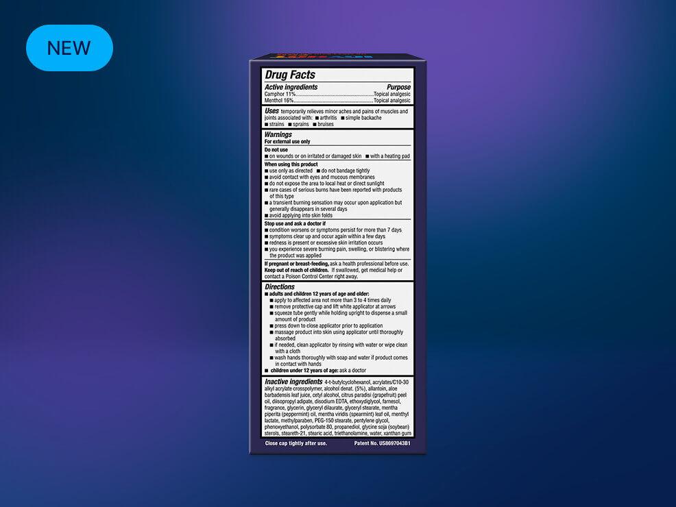 PRO No Mess | Icy Hot® Pain Relief Roll On Medicated Applicator